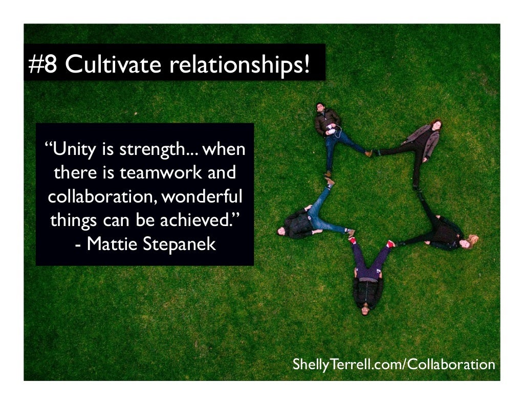 “Unity is strength... when there