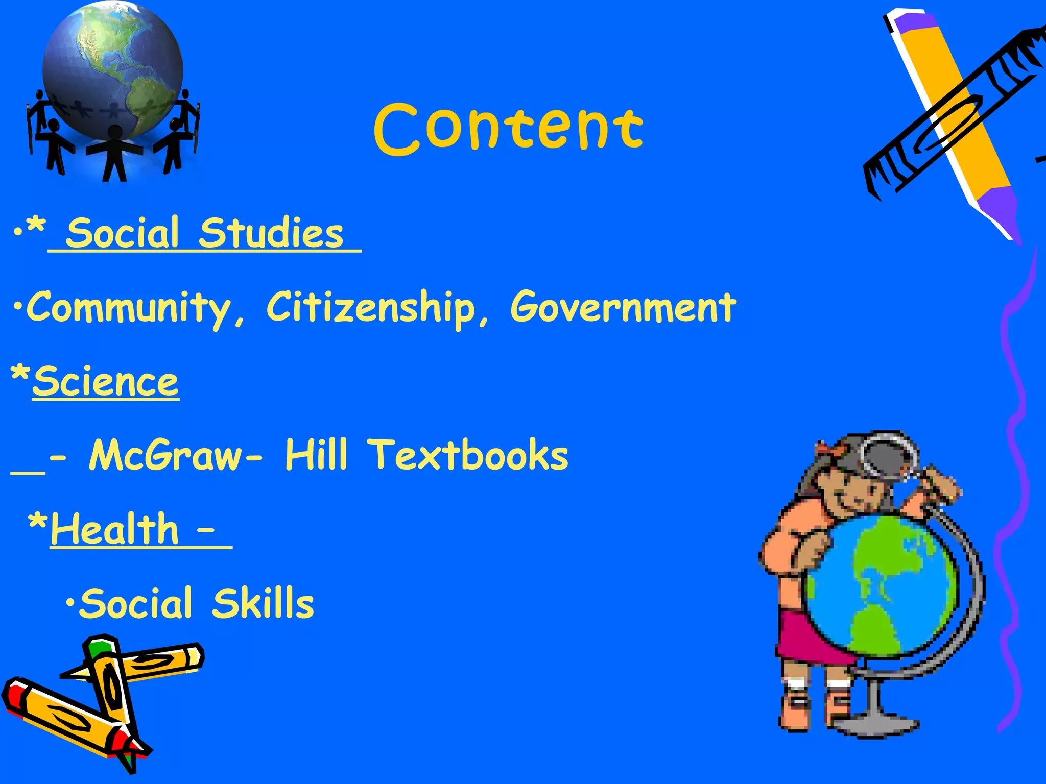 Back to School Night Powerpoint 2012 | PPT