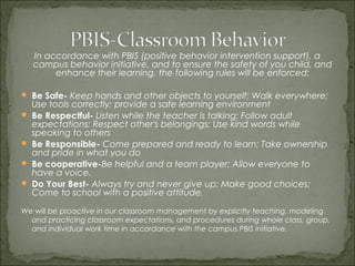 Back to school night team | PPT