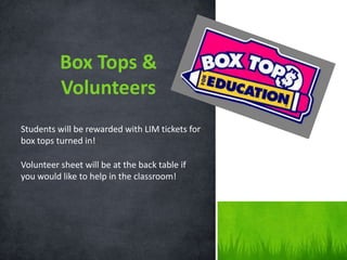 Back to School Night 2015 | PPT | Free Download