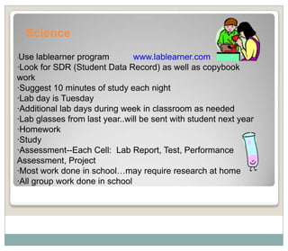 Back to school night 2102 casadei | PPT