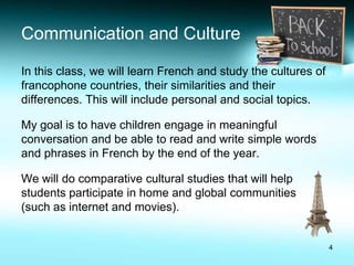 Back To School Night Presentation 6th Grade | PPT