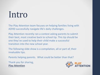 Back to school tips a (1) | PPT