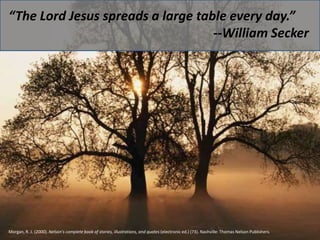 Back To The Basics -Lord's Supper | PPT