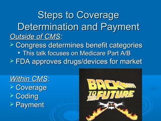 Back to the future device evaluation cms view | PPT | Health Insurance ...