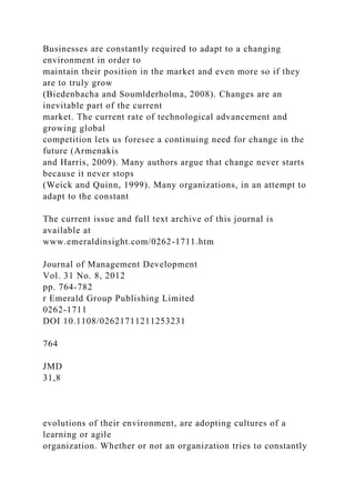 Back to the future revisitingKotter’s 1996 change model.docx