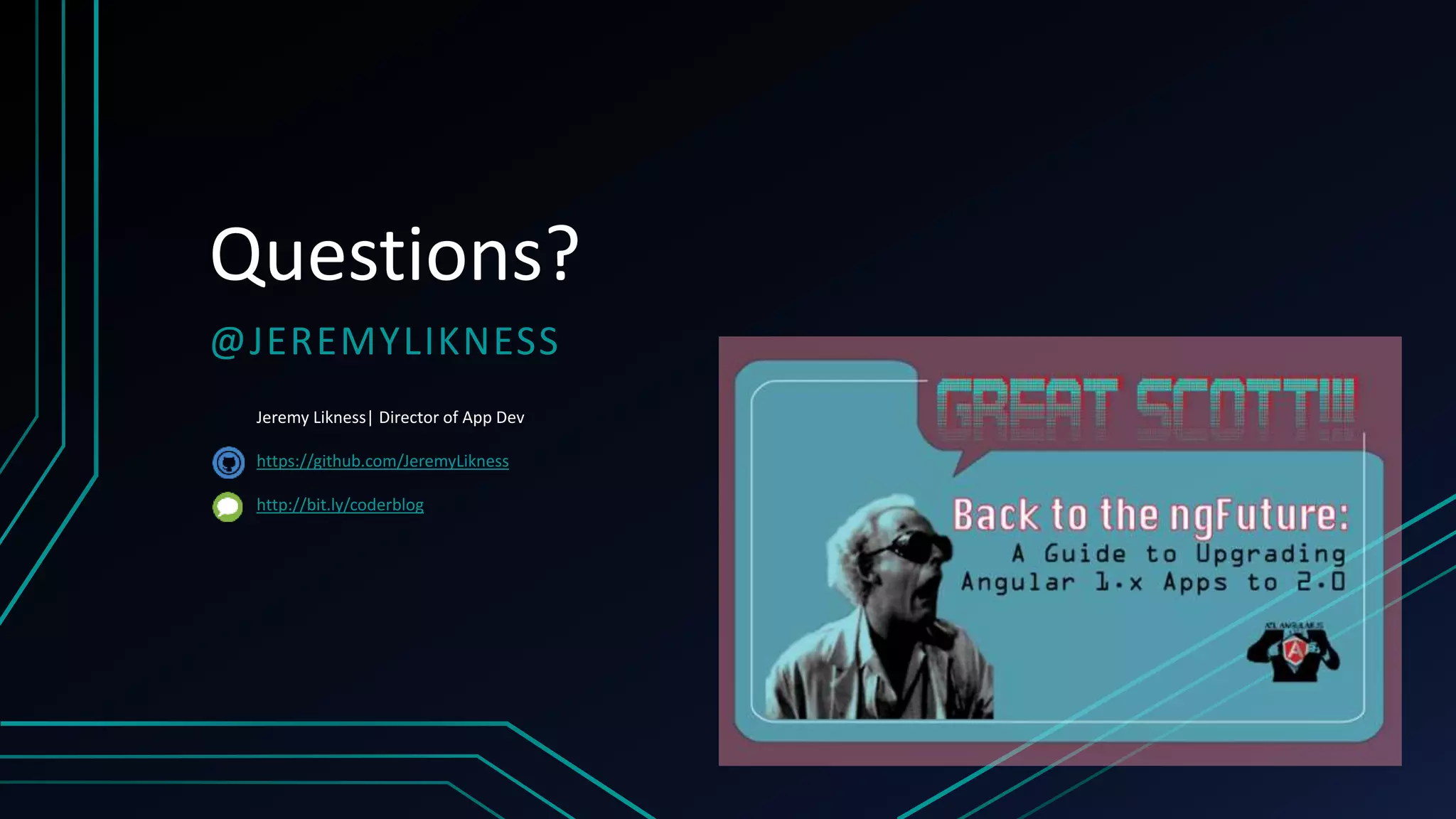 Back to the ng2 Future | PPTX | Web Development | Internet