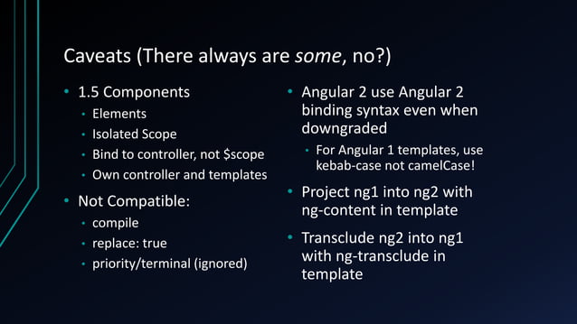 Back to the ng2 Future | PPTX | Web Development | Internet