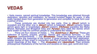 Back to Vedas | PPTX | Hinduism | Religion & Spirituality