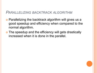 Backtrack search-algorithm | PPTX