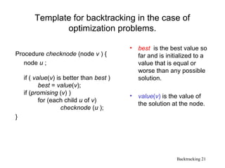 Backtracking | PPT
