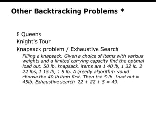 Backtracking | PPT