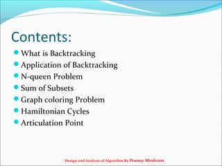 Backtracking | PPT