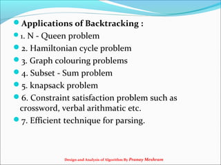 Backtracking | PPT
