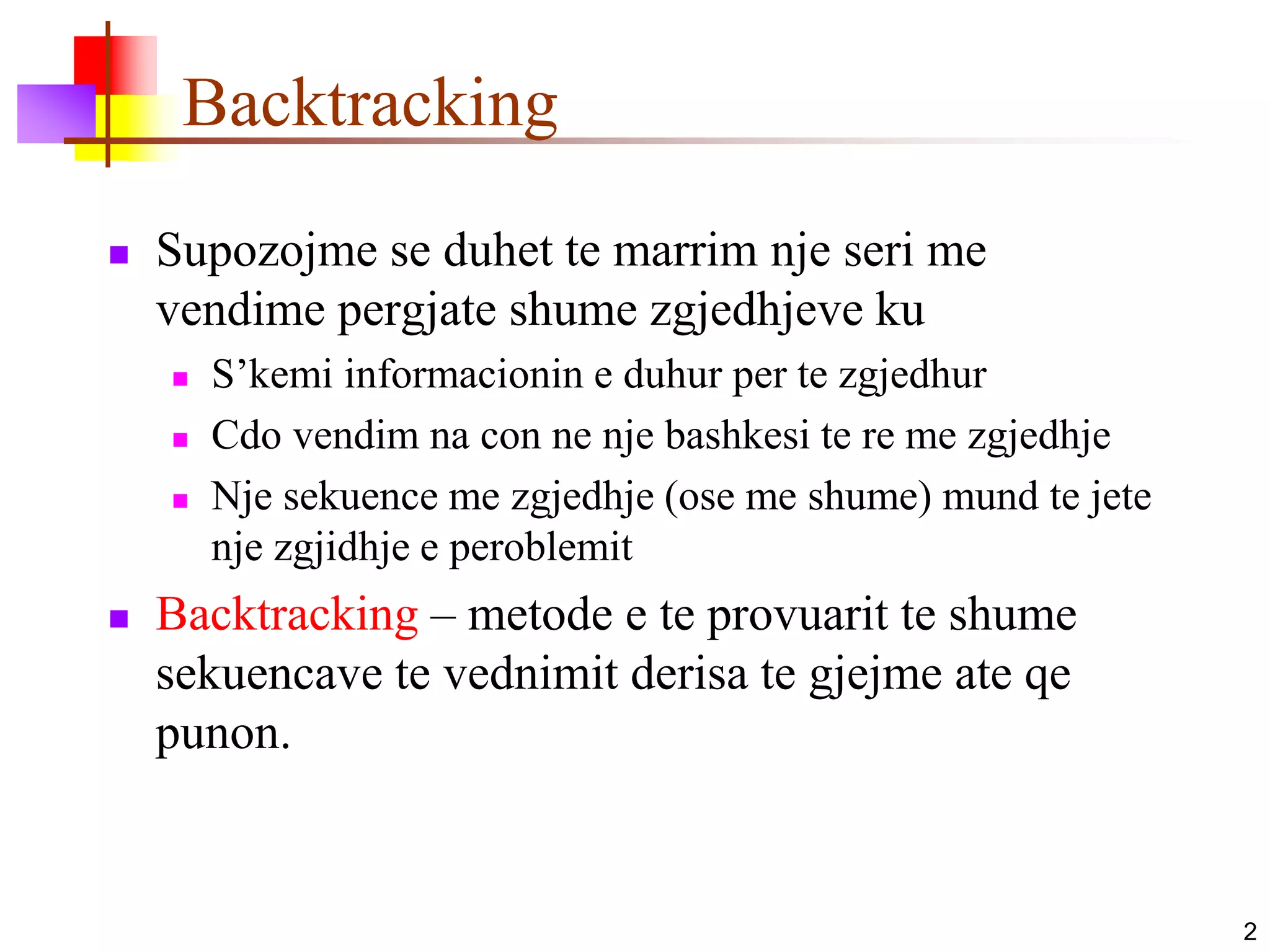 backtracking.ppt