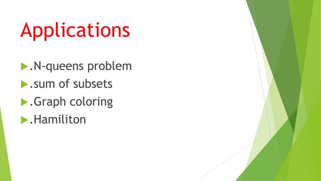 Backtracking with general method in design and analysis of algorithms ... Backtracking with general method in design and analysis of algorithms ...