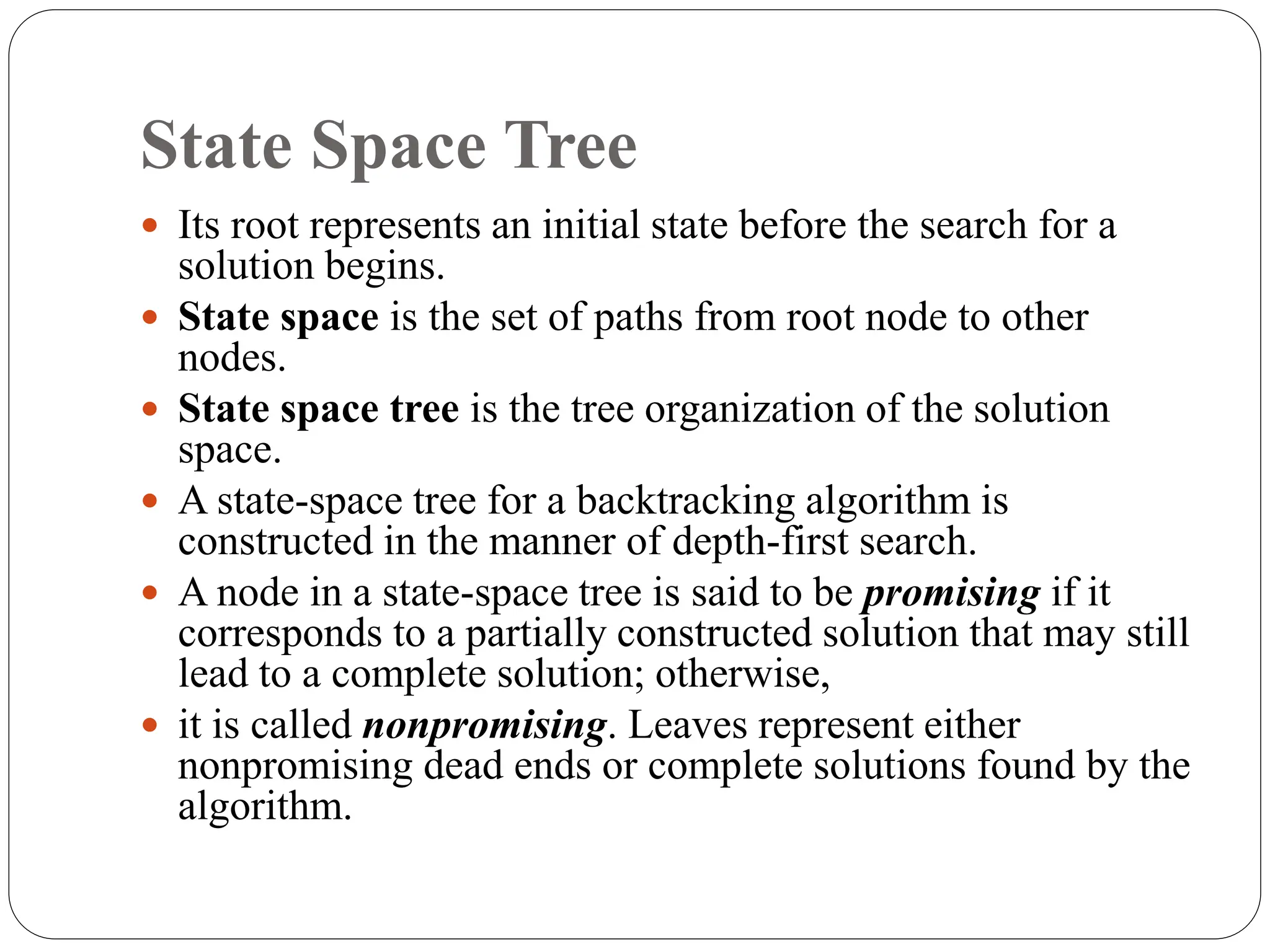 Backtracking In Data Structure And Algorithm Ppt 3817