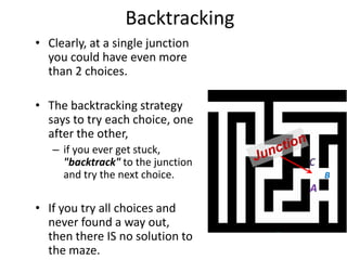 Back tracking and branch and bound class 20 | PPTX