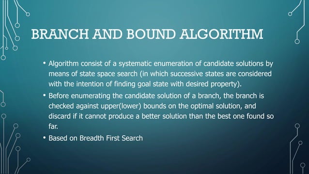 Backtracking & branch and bound | PDF | Programming Languages | Computing