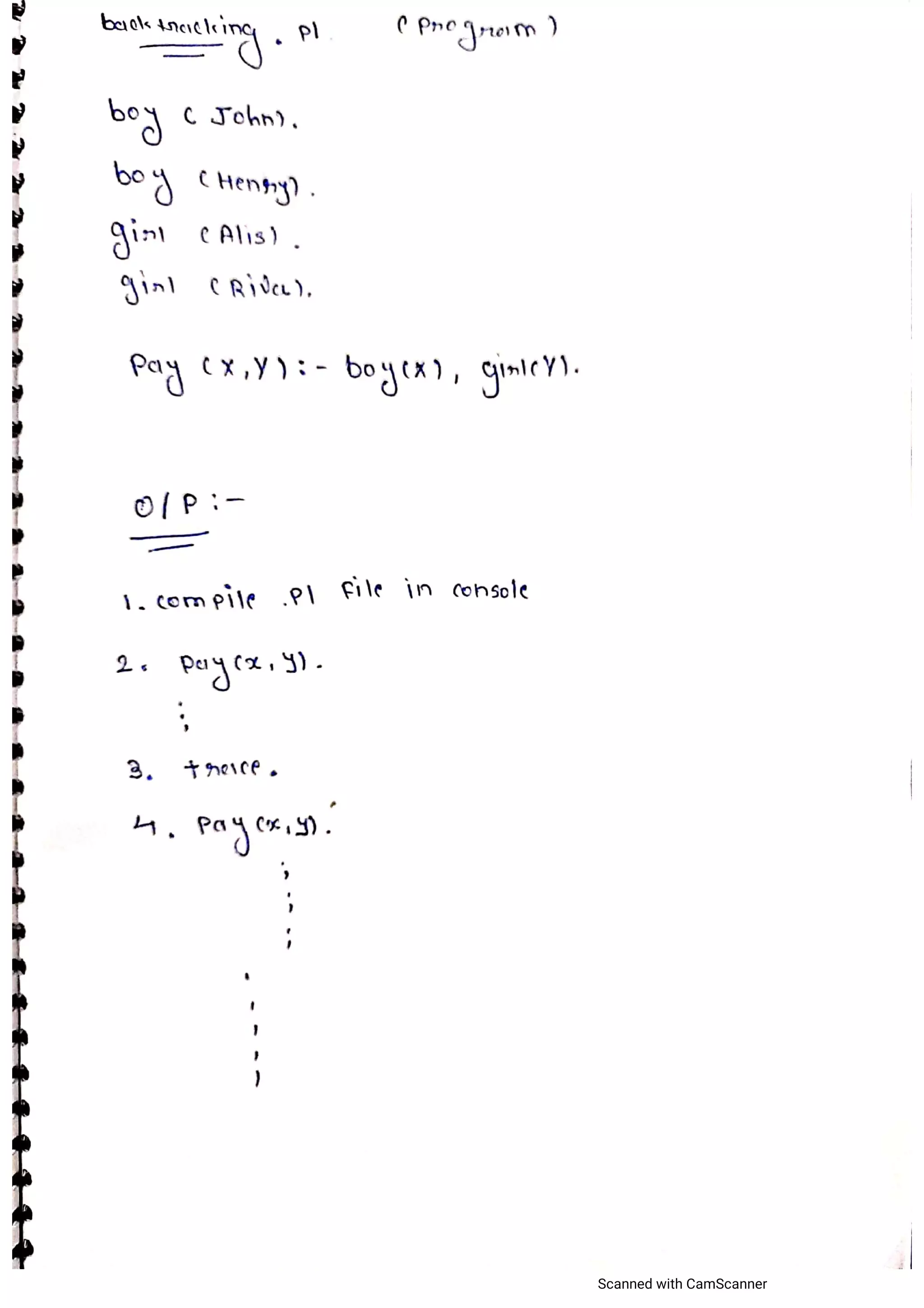 AI_ Backtracking in prolog | PDF | Programming Languages | Computing