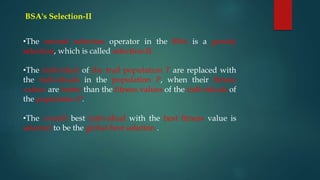 Backtracking Search Optimization Algorithm (BSA) | PPTX