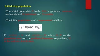 Backtracking Search Optimization Algorithm (BSA) | PPT