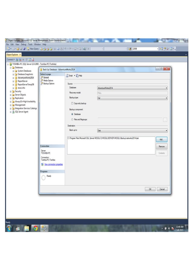 database backup | PDF