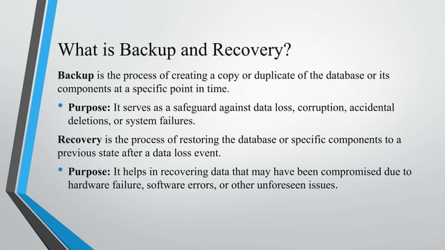 backup. the database administration.pptx