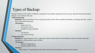 backup. the database administration.pptx