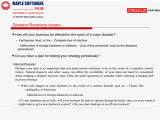 Backup And Recovery | PPT