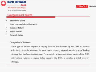 Backup And Recovery | PPT
