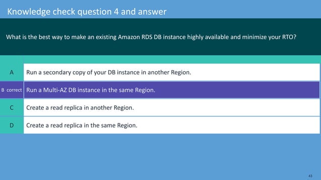 Backup-and-Recovery Procedures decribed in AWS | PDF