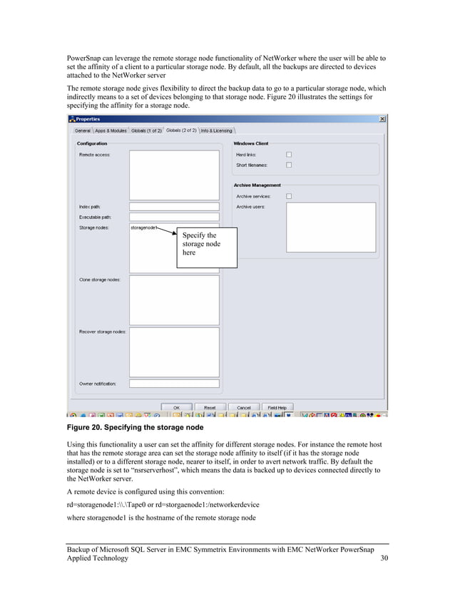 Backup of Microsoft SQL Server in EMC Symmetrix Environments ... | PDF ...