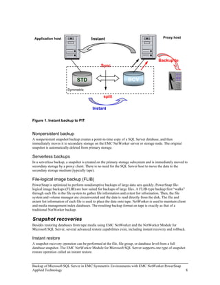 Backup of Microsoft SQL Server in EMC Symmetrix Environments ... | PDF