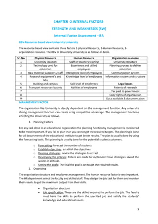 Template-internal & external factor assessment | PDF