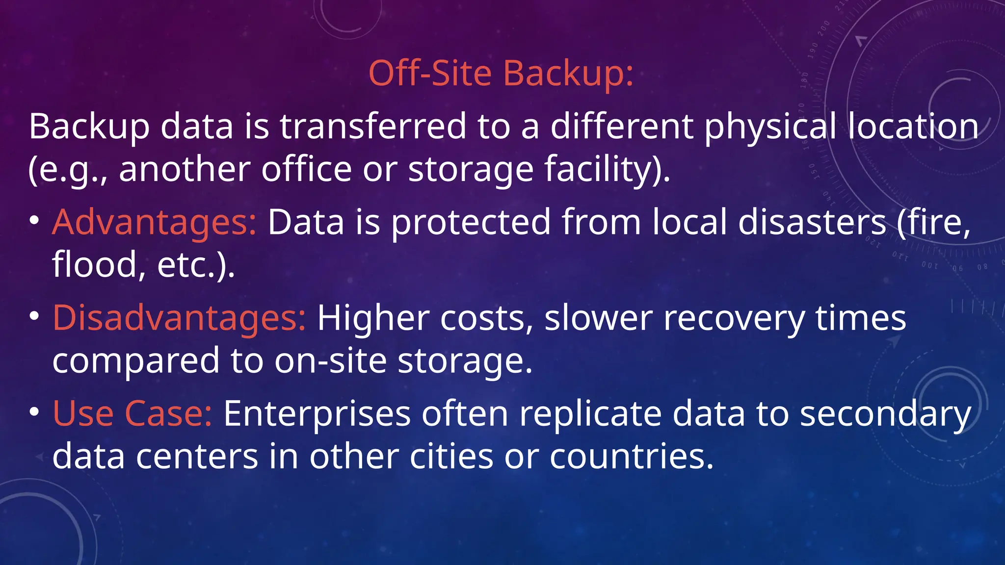 Presentation on BACKUP(Nursing informatics ) | PPTX