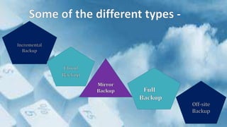 Backup and Recovery..quick breakdown | PPTX