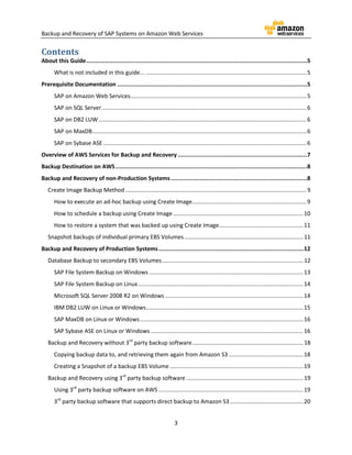 Backup and recovery_of_sap_systems_on_aws_v2-0 | PDF