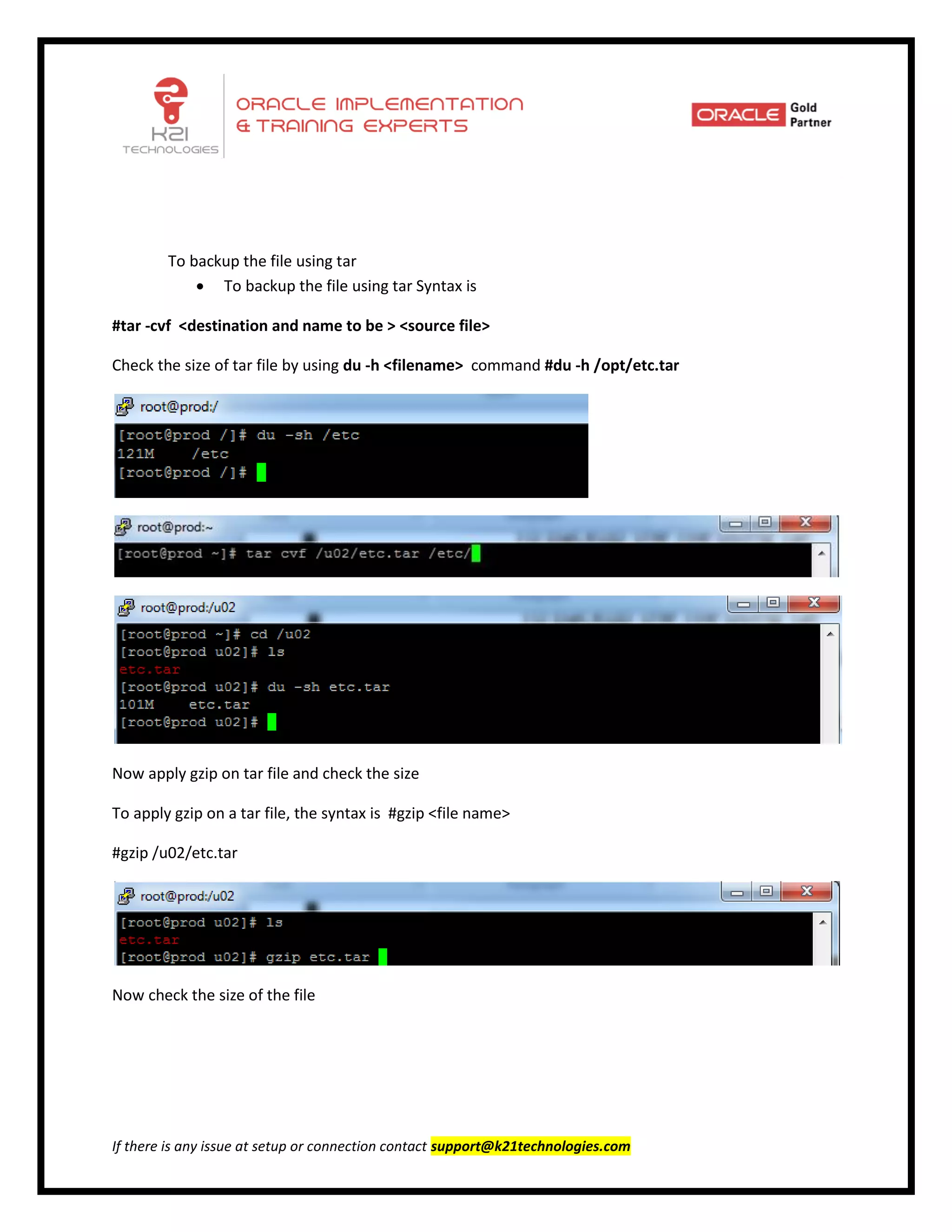 Backup and restore in linux | PDF