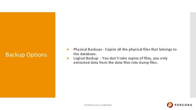 MySQL backup and restore performance | PPTX