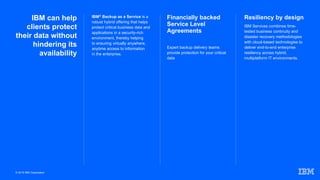 Backup as a service client presentation | PPTX