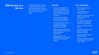 Backup as a service client presentation | PPTX