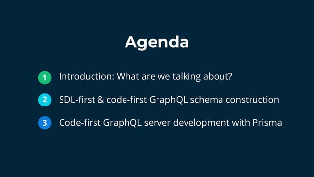 Code-first GraphQL Server Development with Prisma | PPT
