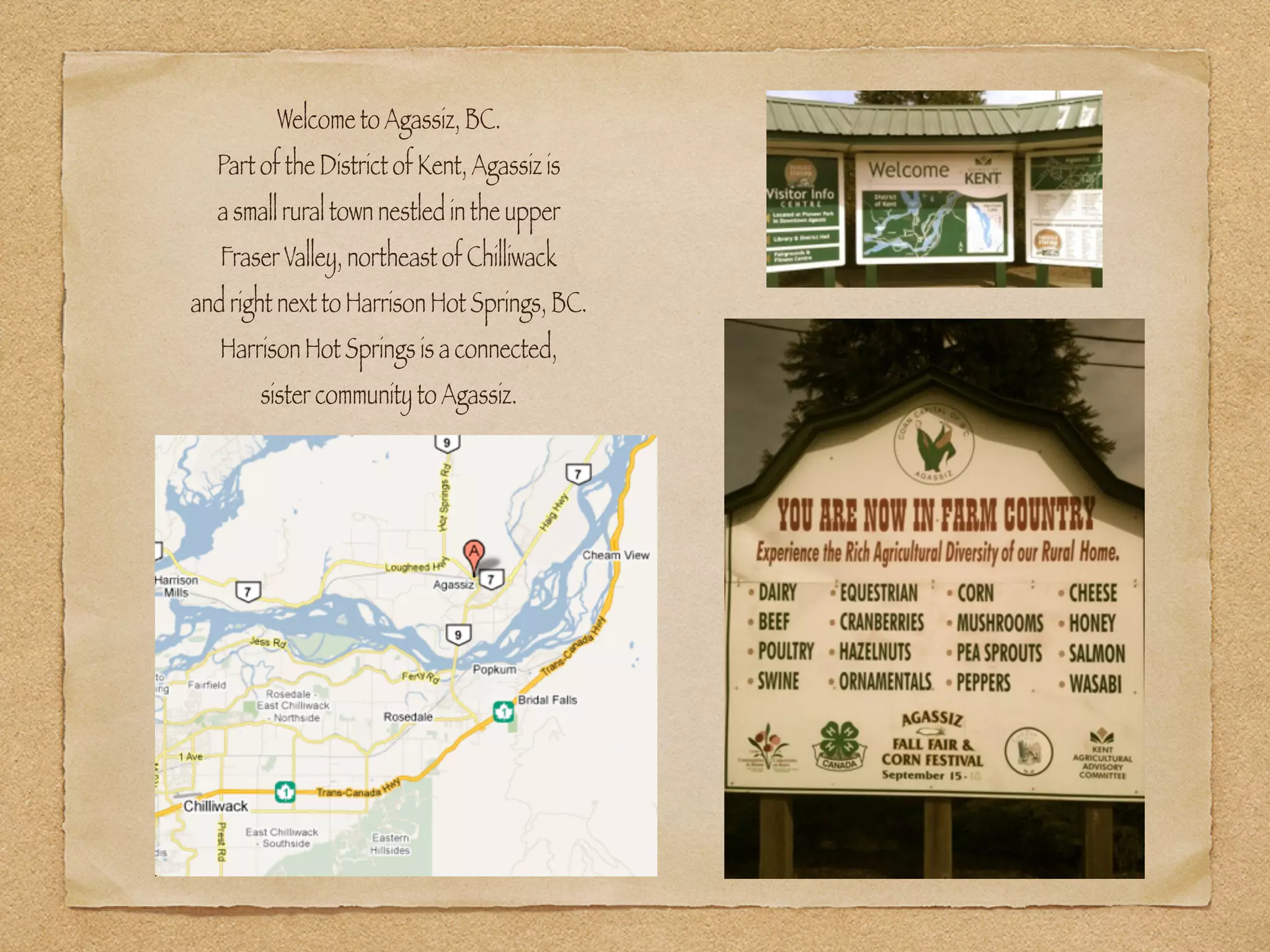 HUMS 1581 Community Mapping Project on Agassiz, BC. | PPT