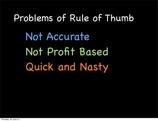 Rule of Thumb | PDF