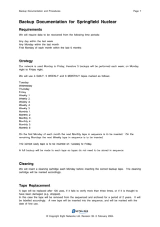 Backup procedures | PDF