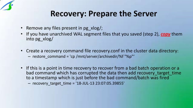 Backup-Recovery in PostgreSQL | PDF