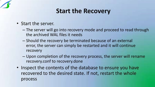 Backup-Recovery in PostgreSQL | PDF