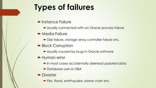 Backup & recovery with rman | PPTX