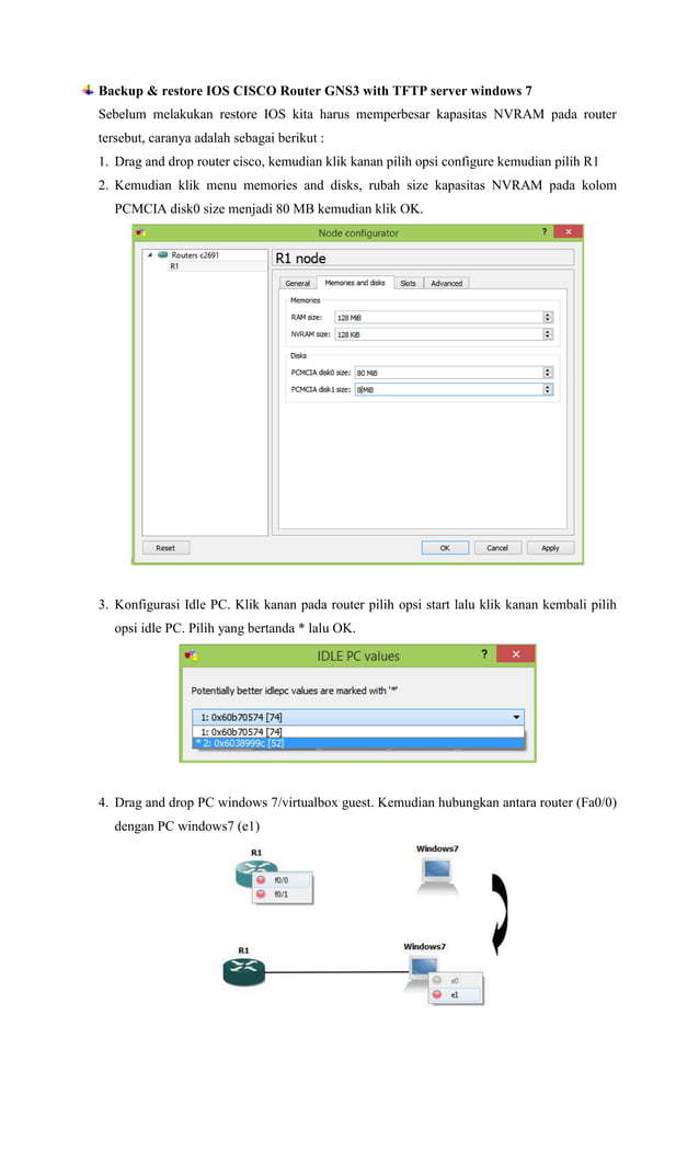 Backup & restore tftp gns3 | PDF